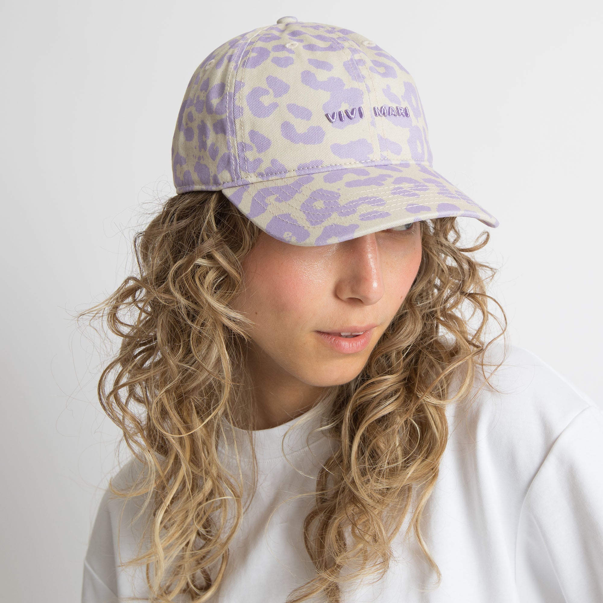 Cap leo splashes lavender-grey/lavender - VIVI MARI