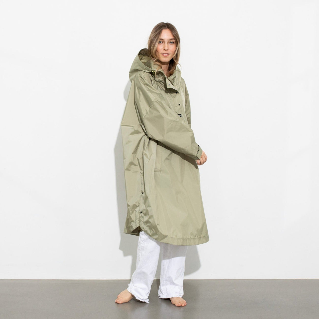 Raincoat solid olive - VIVI MARI
